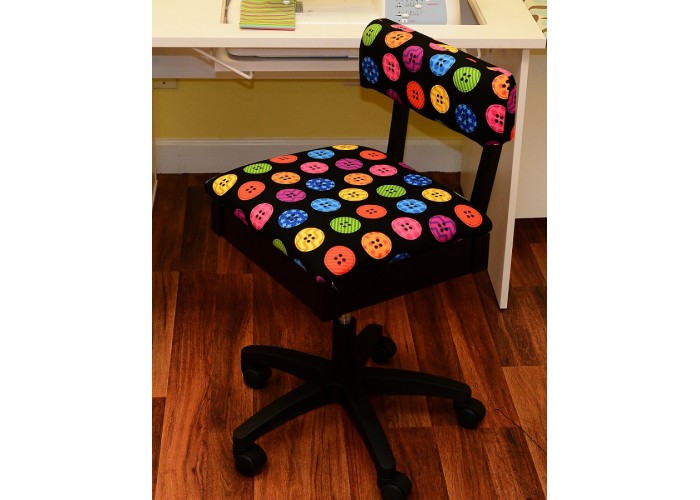 Horn Colour Buttons Chair - Bernina Sewing Centre Tauranga