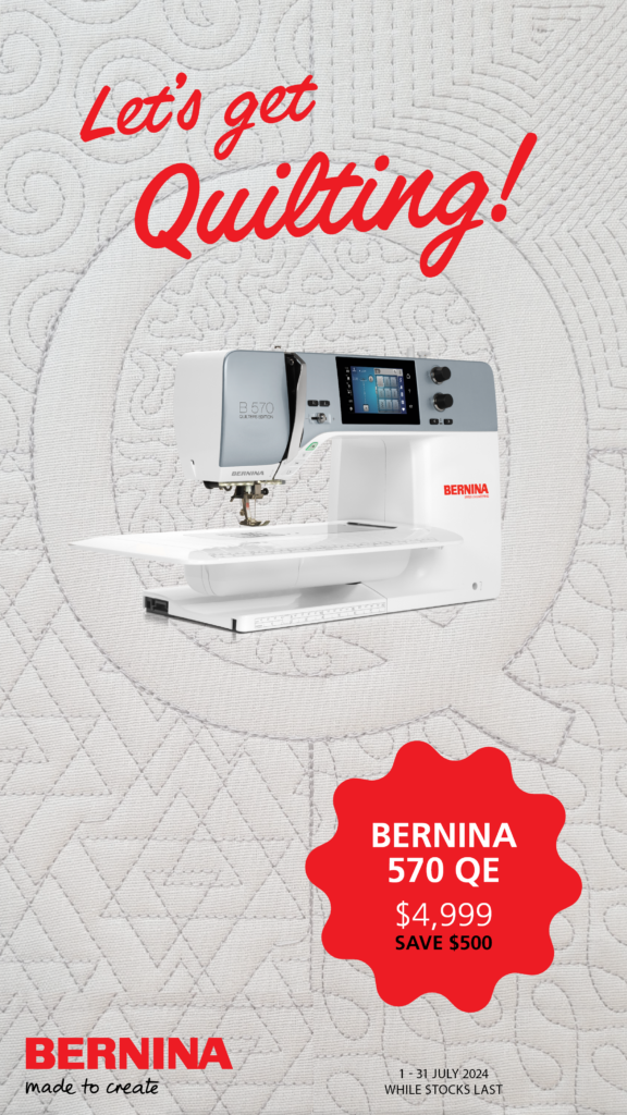Bernina B570QE - Bernina Sewing Centre Tauranga
