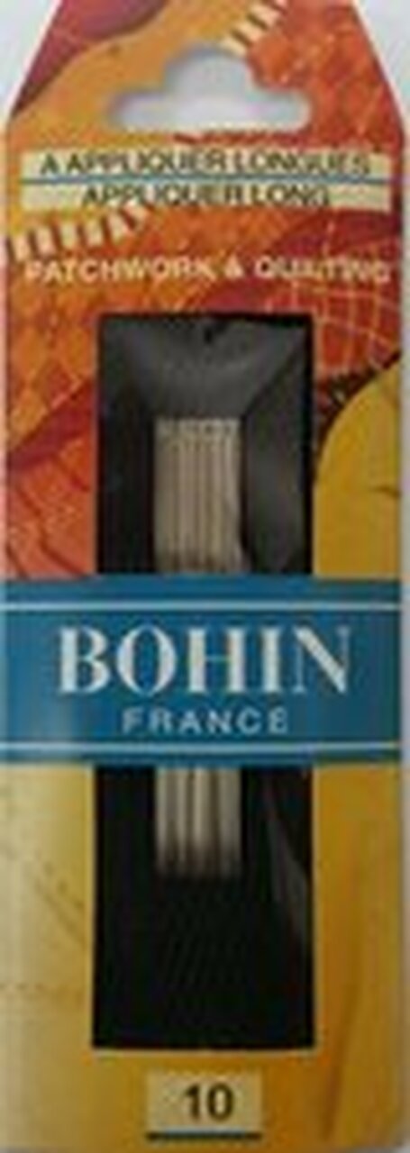 BOHIN Hand Applique Needles No: 10 (15/pk) - Bernina Sewing Centre Tauranga