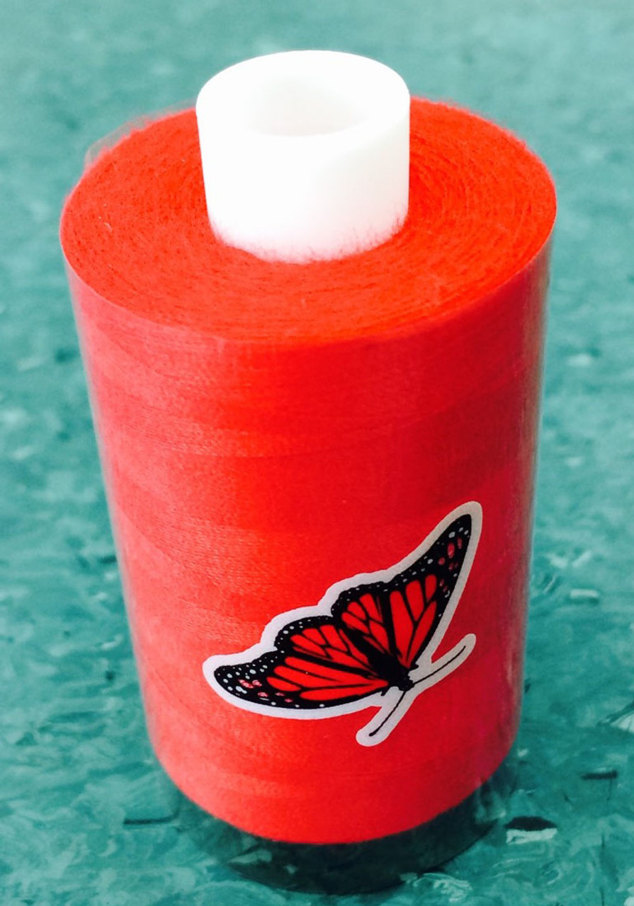 Butterfly Overlocking Thread - 1000m Bright Red 318 - Bernina Sewing ...