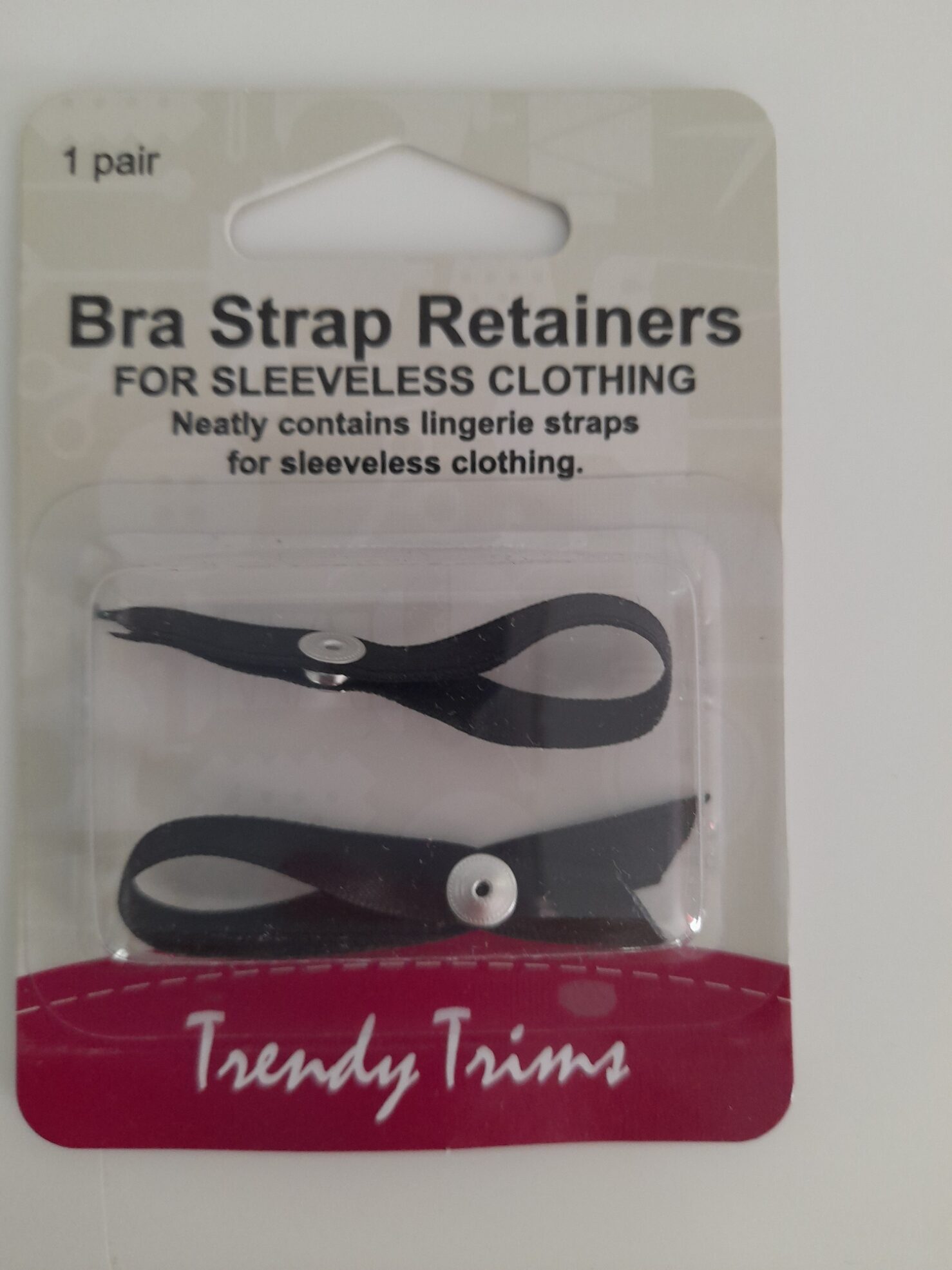 Bra Strap Retainers - Black - Bernina Sewing Centre Tauranga
