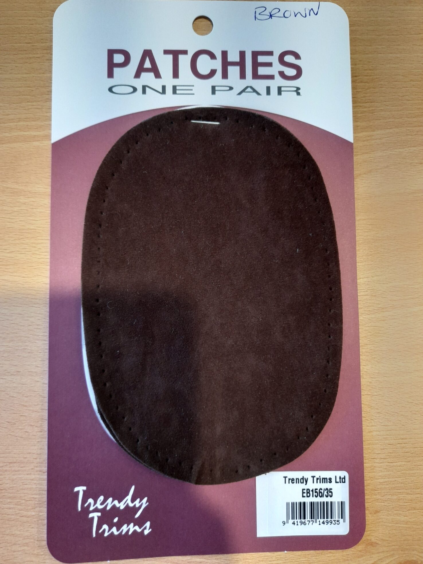 Brown Elbow Patches - Bernina Sewing Centre Tauranga