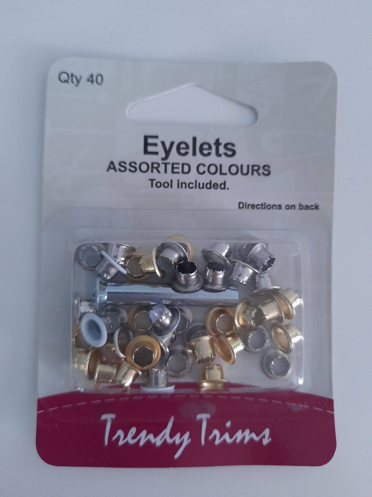 Eyelets - Assorted colours (40) - Bernina Sewing Centre Tauranga